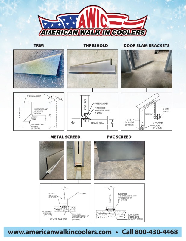 AWIC Product Information | American Walk In Coolers